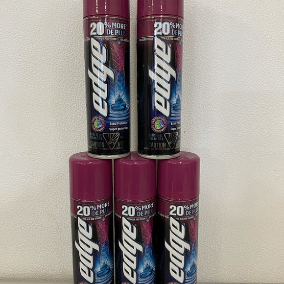 Other | 5 New Cans Of Edge Extra Protection Shave Gel | Poshmark